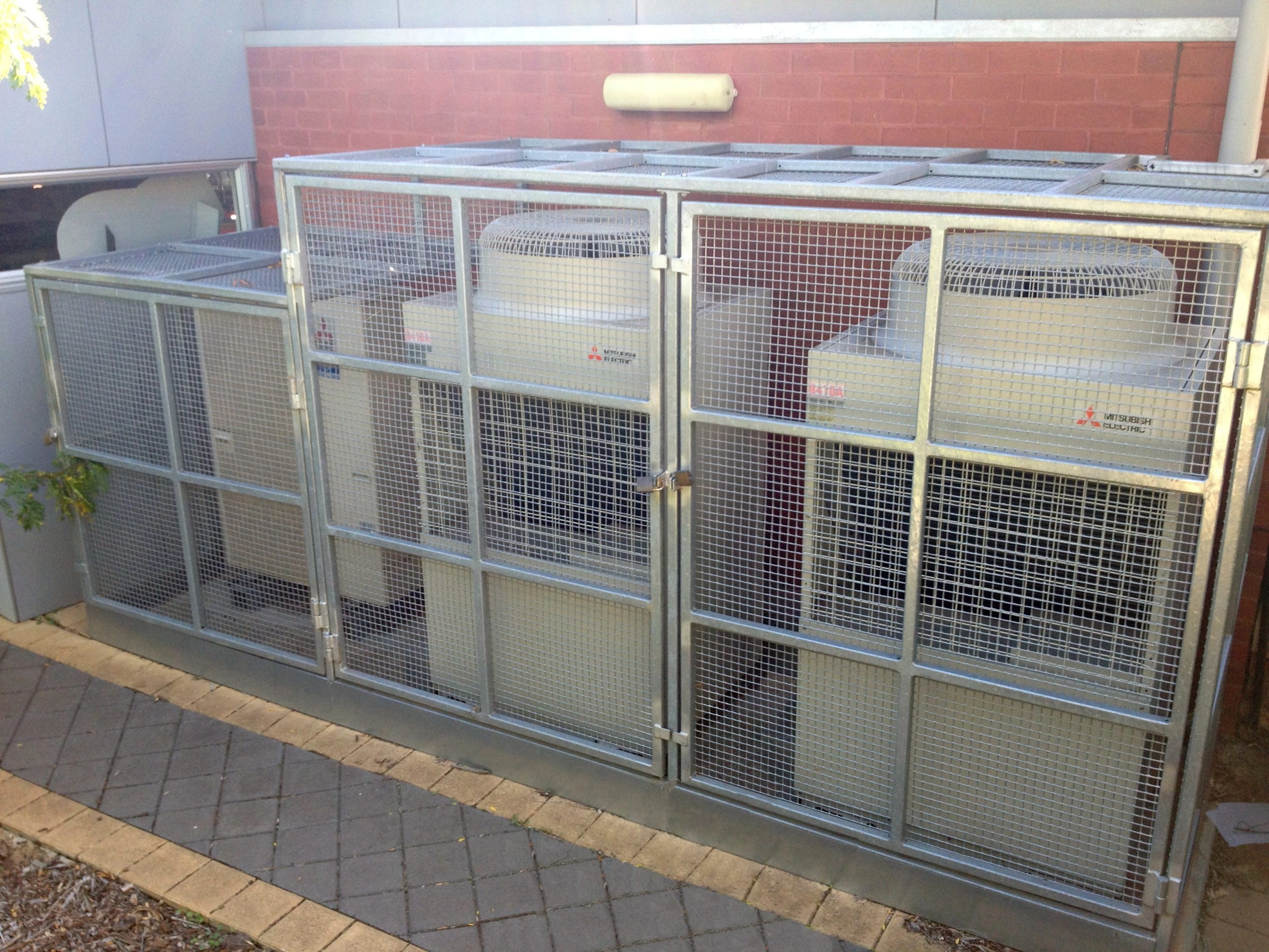 AC Condenser Cages | Australian-Made HVAC Security | Saxon Engineering